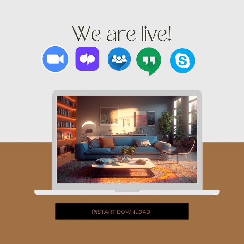 Virtual Background for Virtual Meetings | Skype | Google Meet | Zoom ...