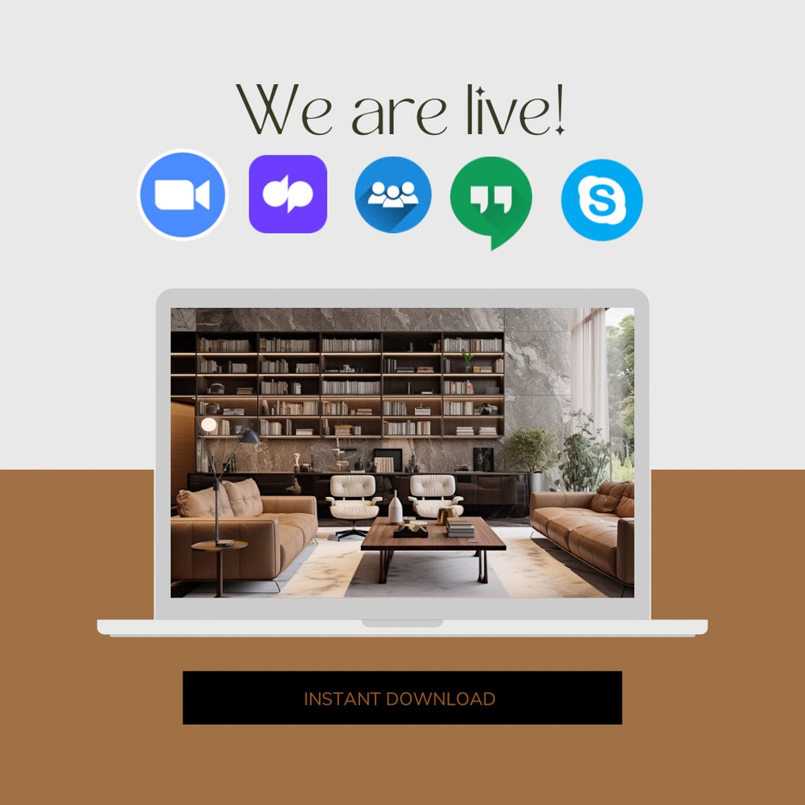 Virtual Background for Virtual Meetings | Skype | Google Meet | Zoom ...