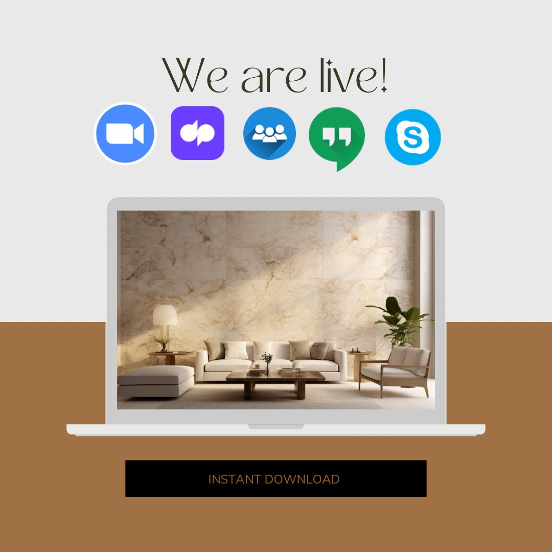 Virtual Background for Virtual Meetings Skype Google Meet Zoom ...