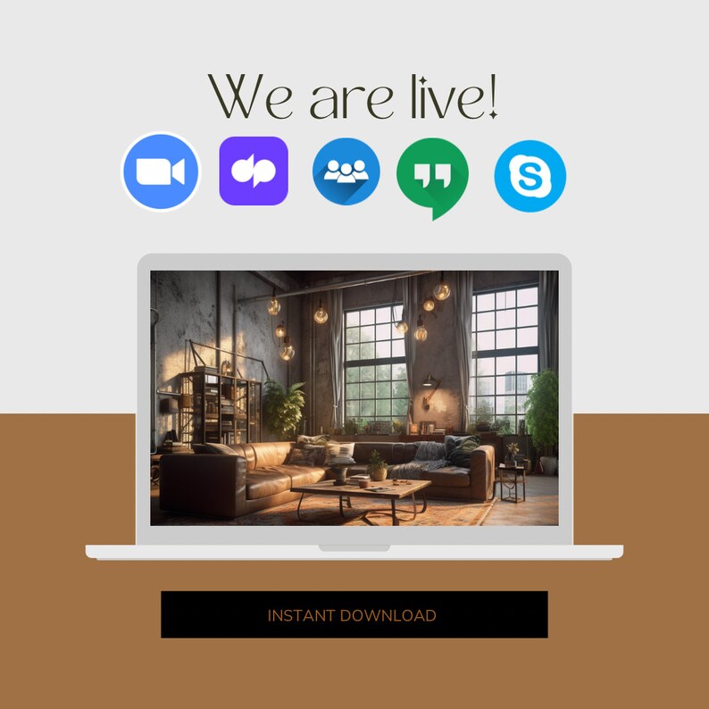 Virtual Background for Virtual Meetings | Skype | Google Meet | Zoom ...