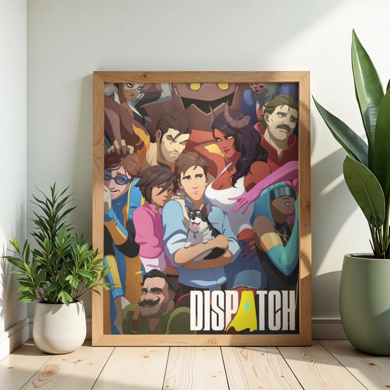 Dispatch Z-team Comic Variant Poster Print | Personalized Video Game ...
