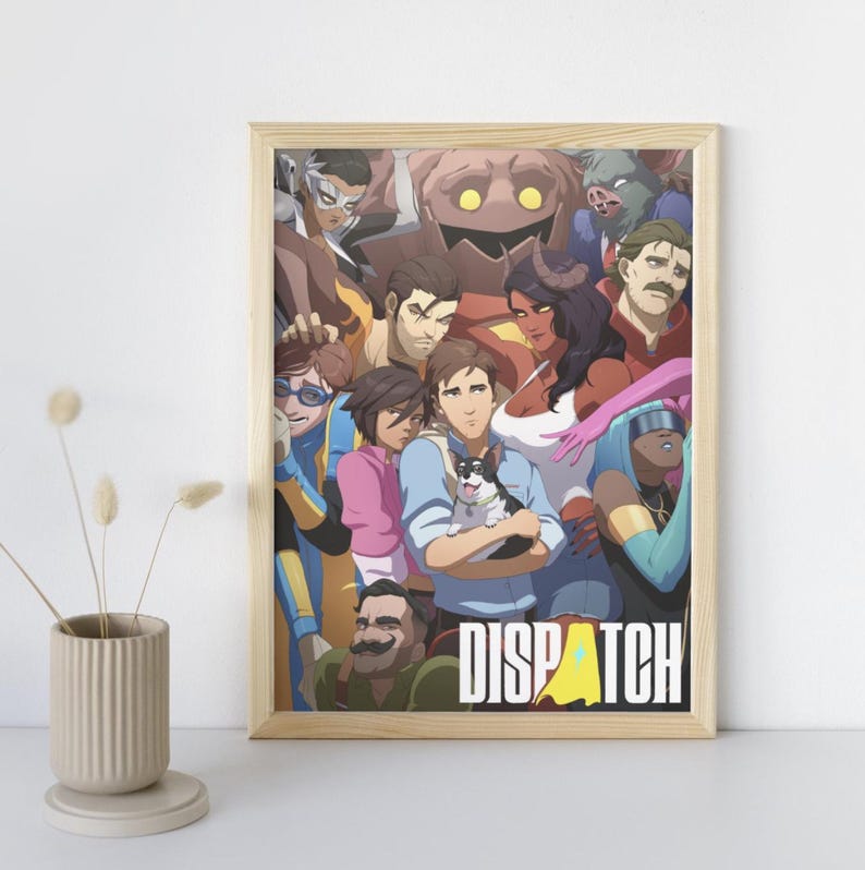 Dispatch Z-team Comic Variant Poster Print | Personalized Video Game ...