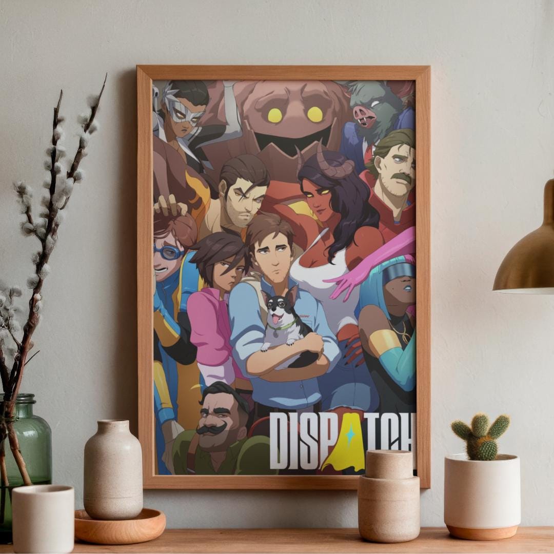 Dispatch Z-team Comic Variant Poster Print | Personalized Video Game ...