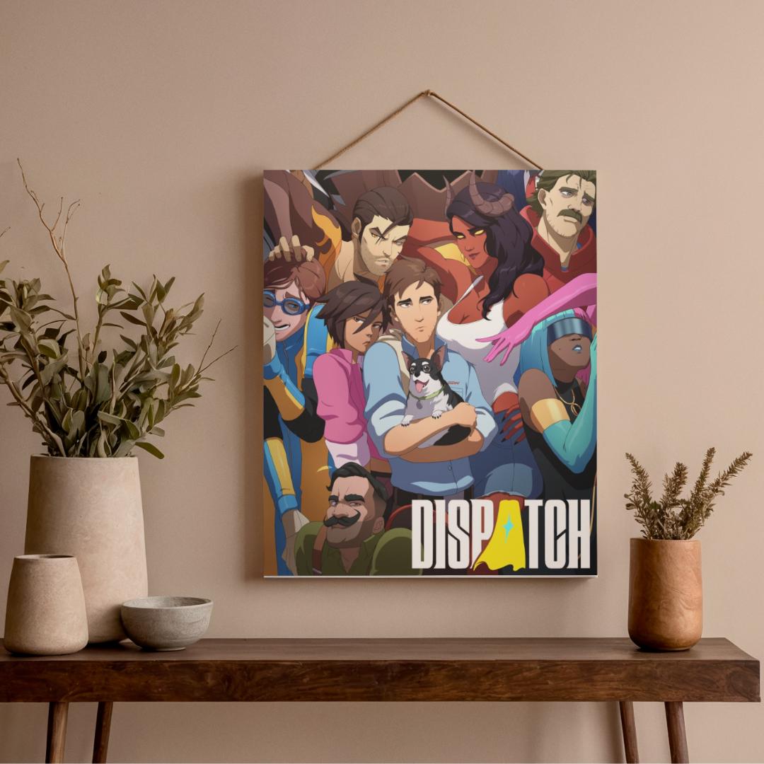 Dispatch Z-team Comic Variant Poster Print | Personalized Video Game ...