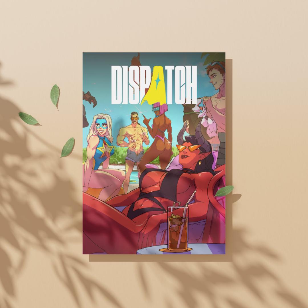 DISPATCH Pool Party Matte Wall Art Poster Print | Anime & Poster Room ...