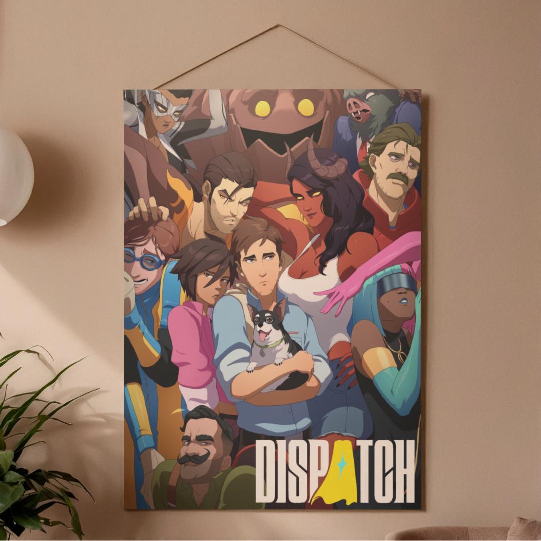 Dispatch Z-team Comic Variant Poster Print | Personalized Video Game ...