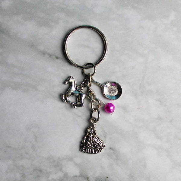 Tangled Rapunzel Keyring - Etsy
