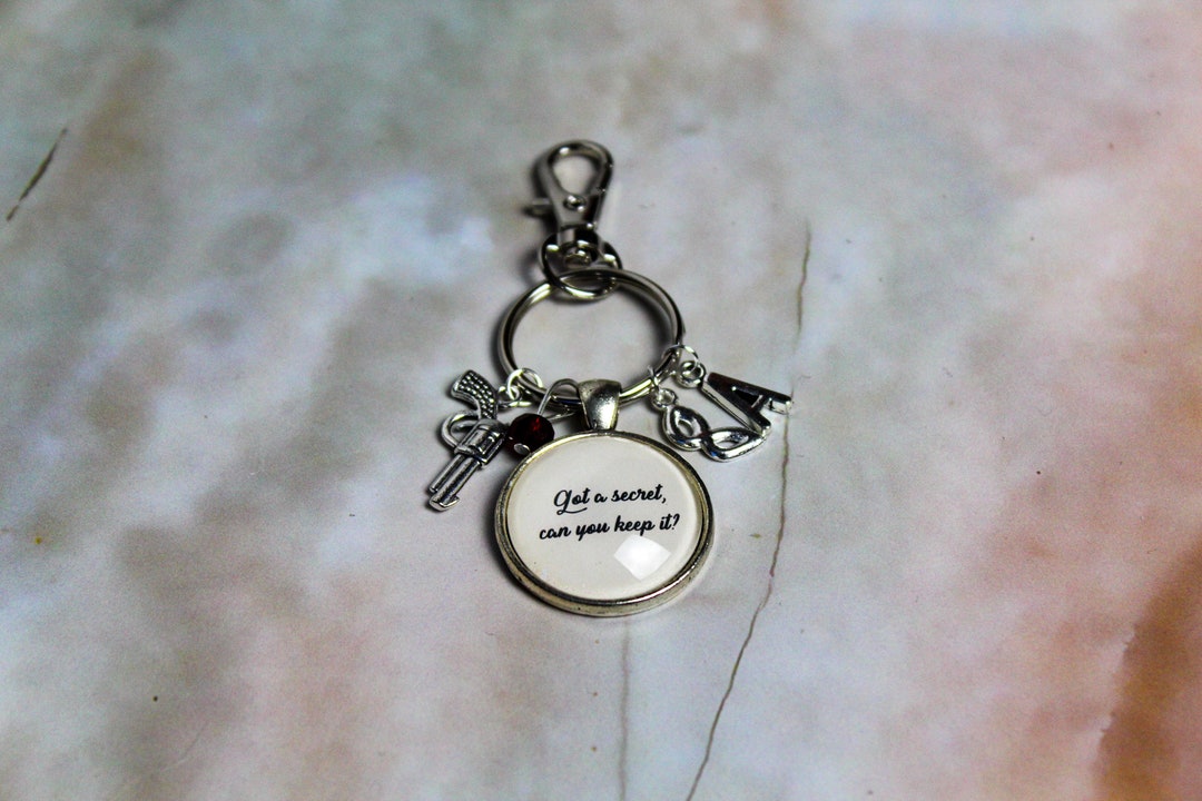 Pretty Little Liars Bag Charm, Secret Keyring, PLL Keychain, A Bag ...