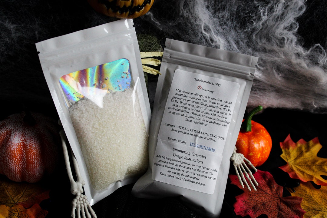 Spooktacular Simmering Granules, Highly Scented Natural Himalayan Salt ...