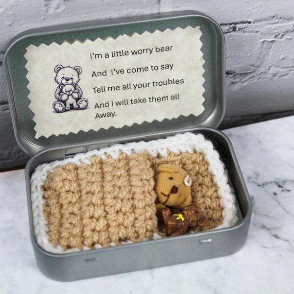 Worry Bear - Etsy UK