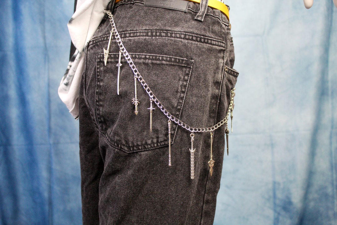 Sword Jean Chain, Accessories, Hip Hop, Street Fashion, Belt Chain ...
