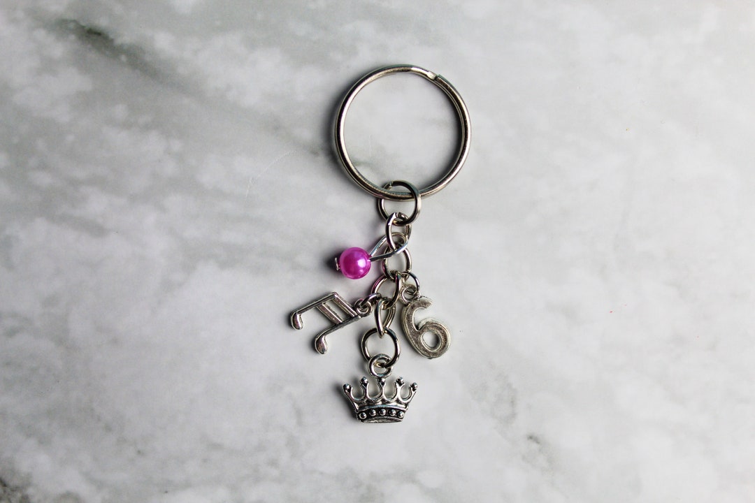 Six Keyring, Theatre Bag Charm, Musical Keychain Gift Present Family ...