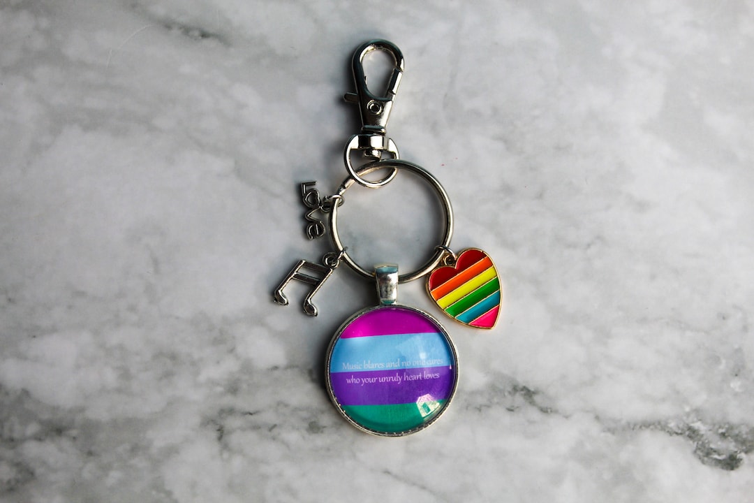 The Prom Bag Charm, Musical Keyring, Theatre Keychain Stage Bag Charm ...