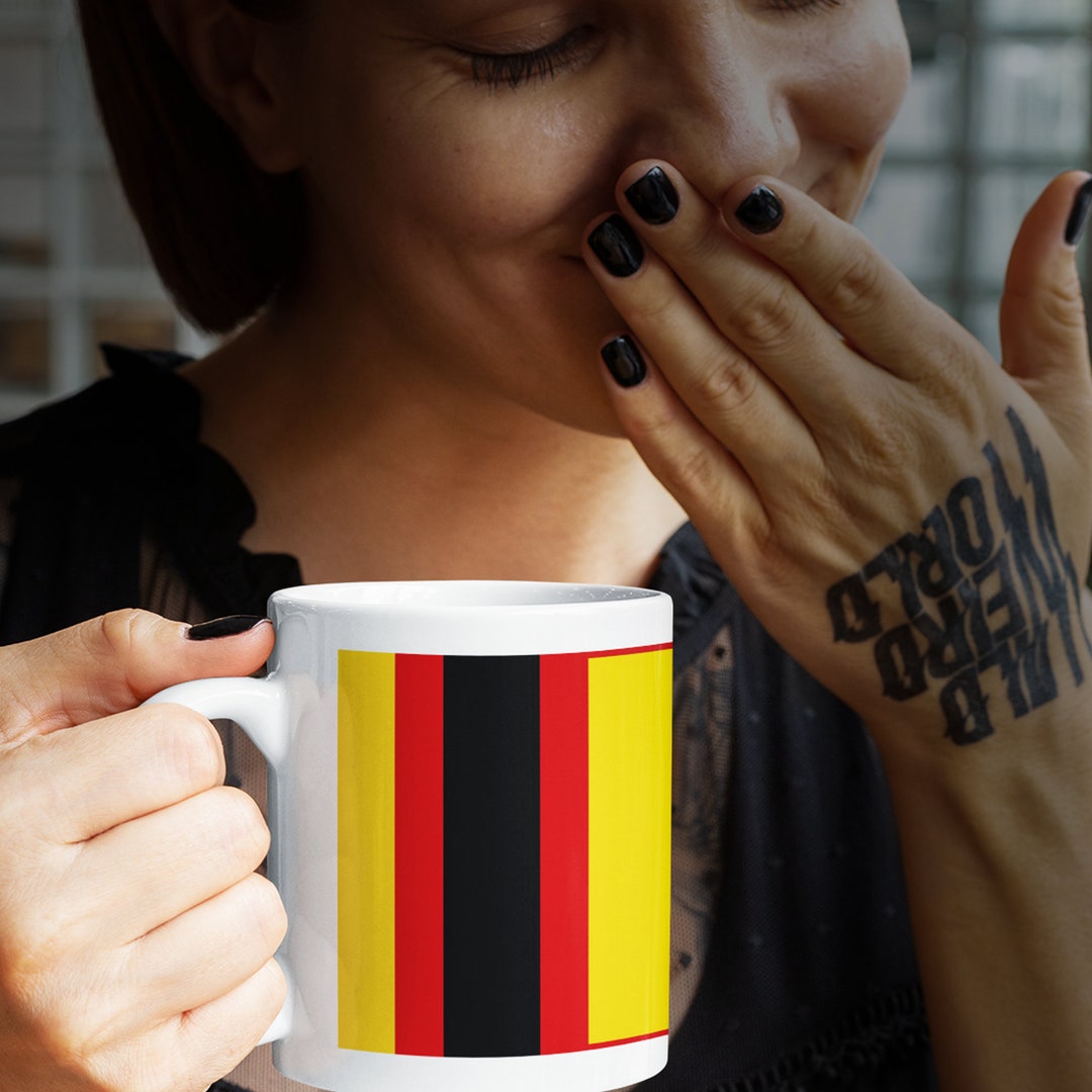 Germany Flag Colours Funky Mug, Germany Lover Gift, Unique Germany ...