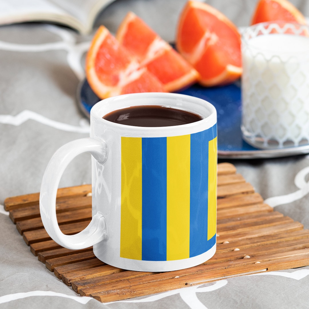 Stand With Ukraine Mug, Ukrainian Flag Themed Funky Mug, Patriotic ...