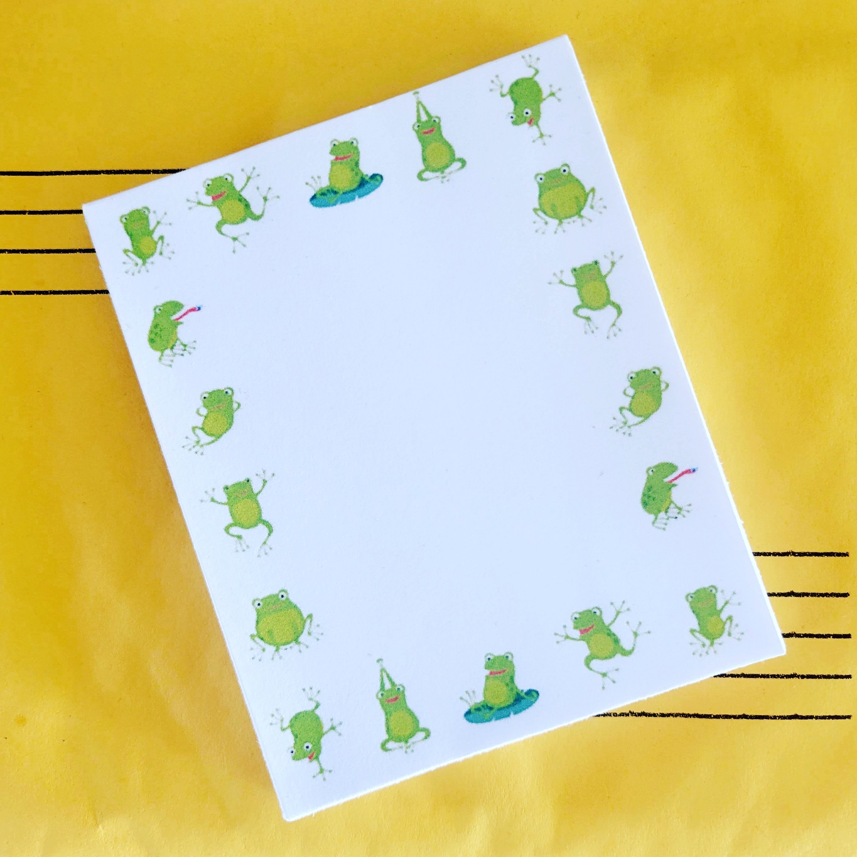 Frogs Notepad - Etsy