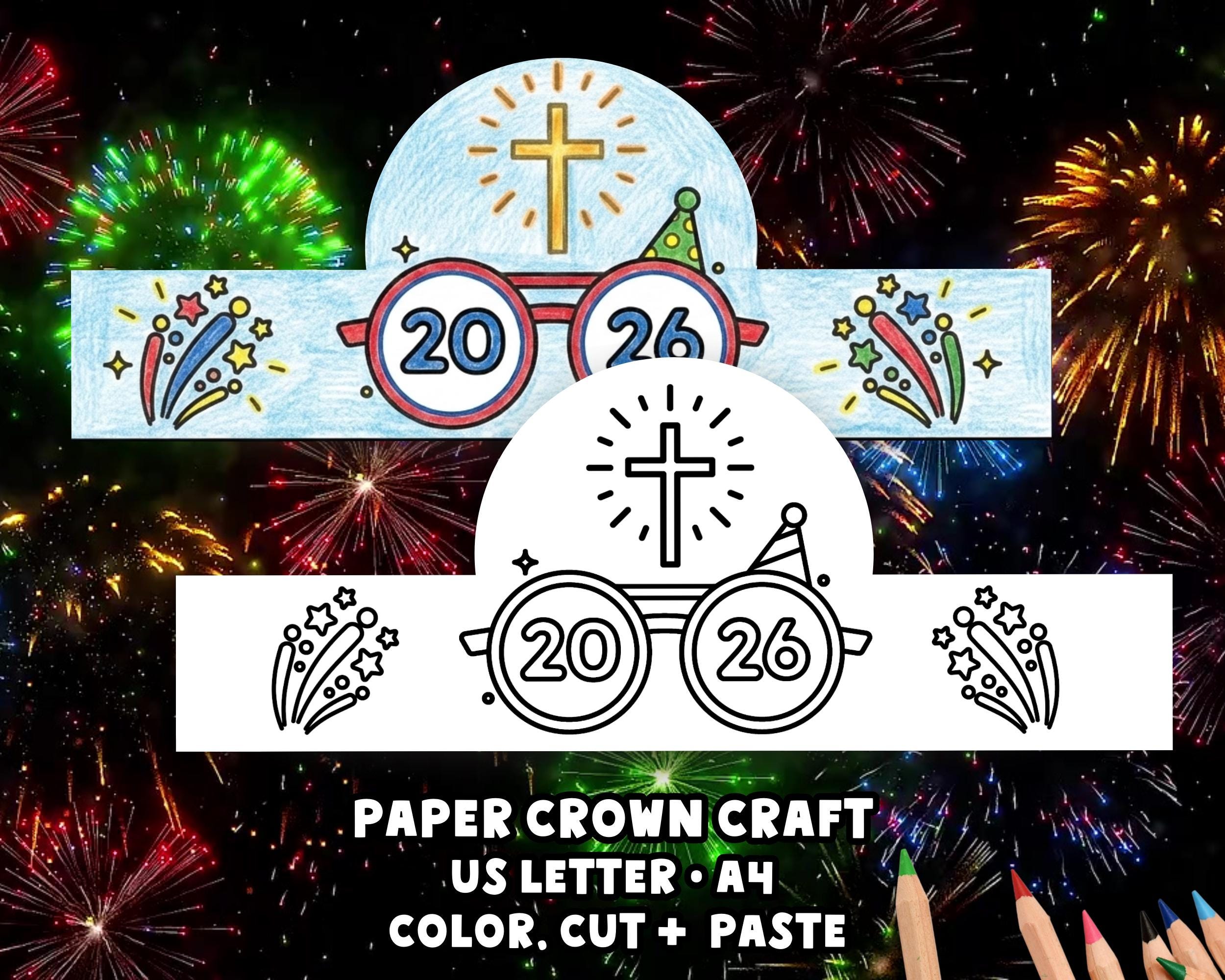 New Years Craft: Sunday School Lesson New Year's 2026 Activity ...