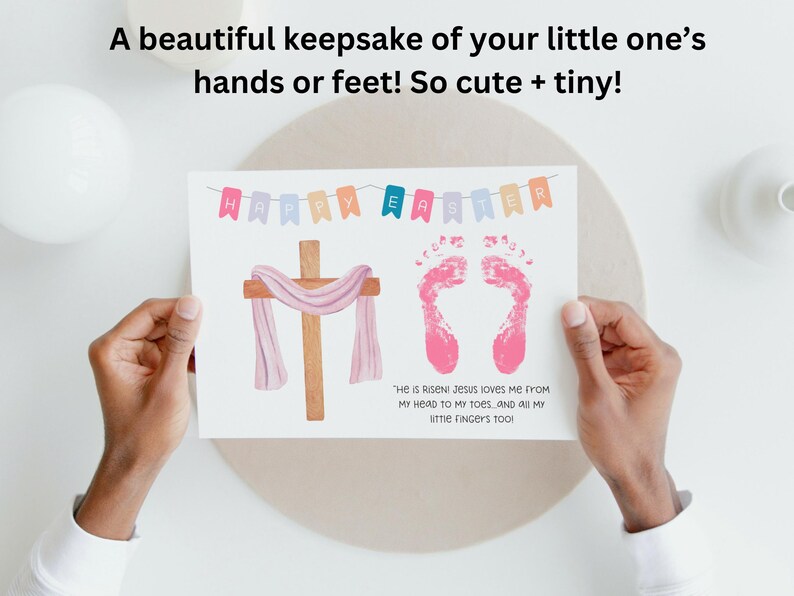 Religious Easter Handprint Art, Kids Toddlers Preschool Craft ...