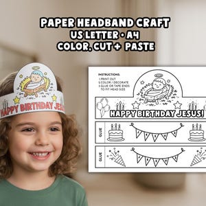 Christmas Sunday School Craft: Happy Birthday Jesus, Jesus is the ...