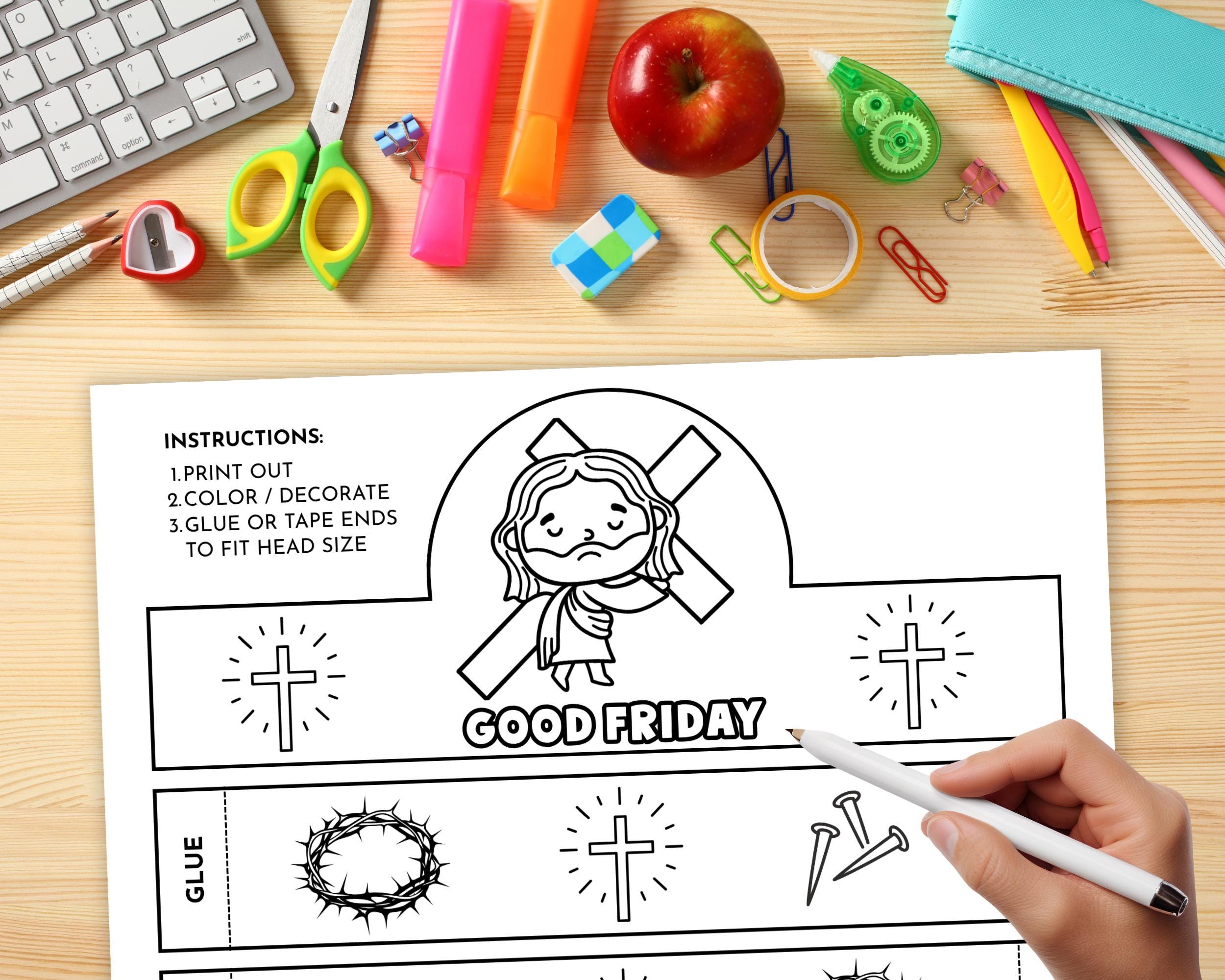 Way of the Cross Sunday School Craft: Good Friday, Procession to ...