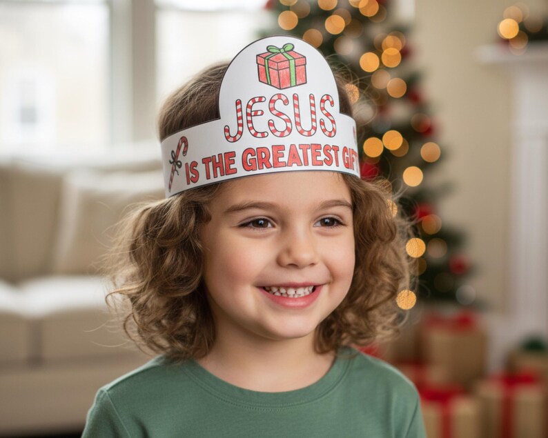 Christmas Sunday School Craft: Jesus is the Greatest Gift, Jesus Birth ...
