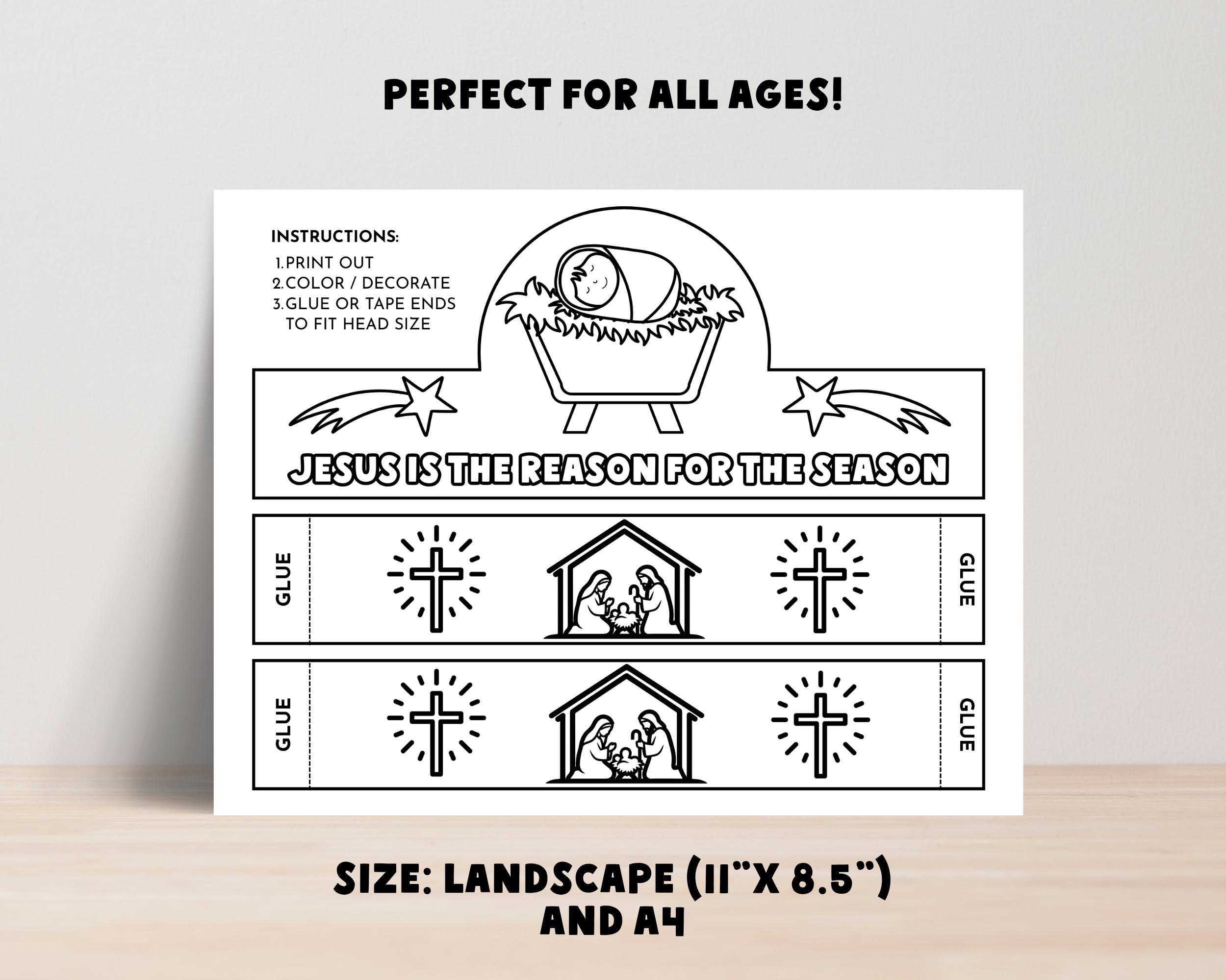 Christmas Sunday School Craft: Jesus is the Reason for the Season ...