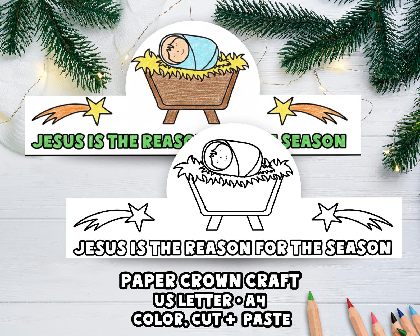 Christmas Sunday School Craft: Jesus is the Reason for the Season ...