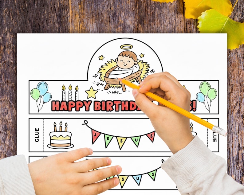 Christmas Sunday School Craft: Happy Birthday Jesus, Jesus is the ...