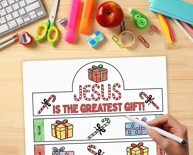 Christmas Sunday School Craft: Jesus is the Greatest Gift, Jesus Birth ...