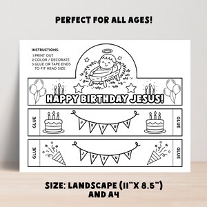 Christmas Sunday School Craft: Happy Birthday Jesus, Jesus is the ...