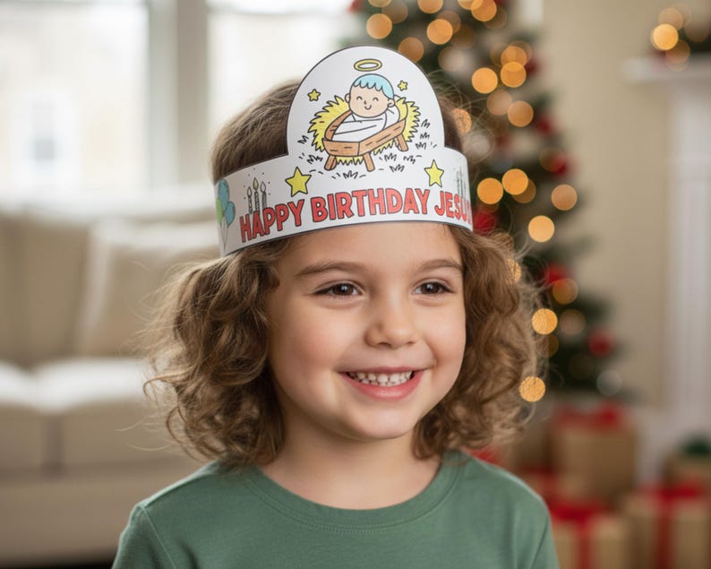 Christmas Sunday School Craft: Happy Birthday Jesus, Jesus is the ...