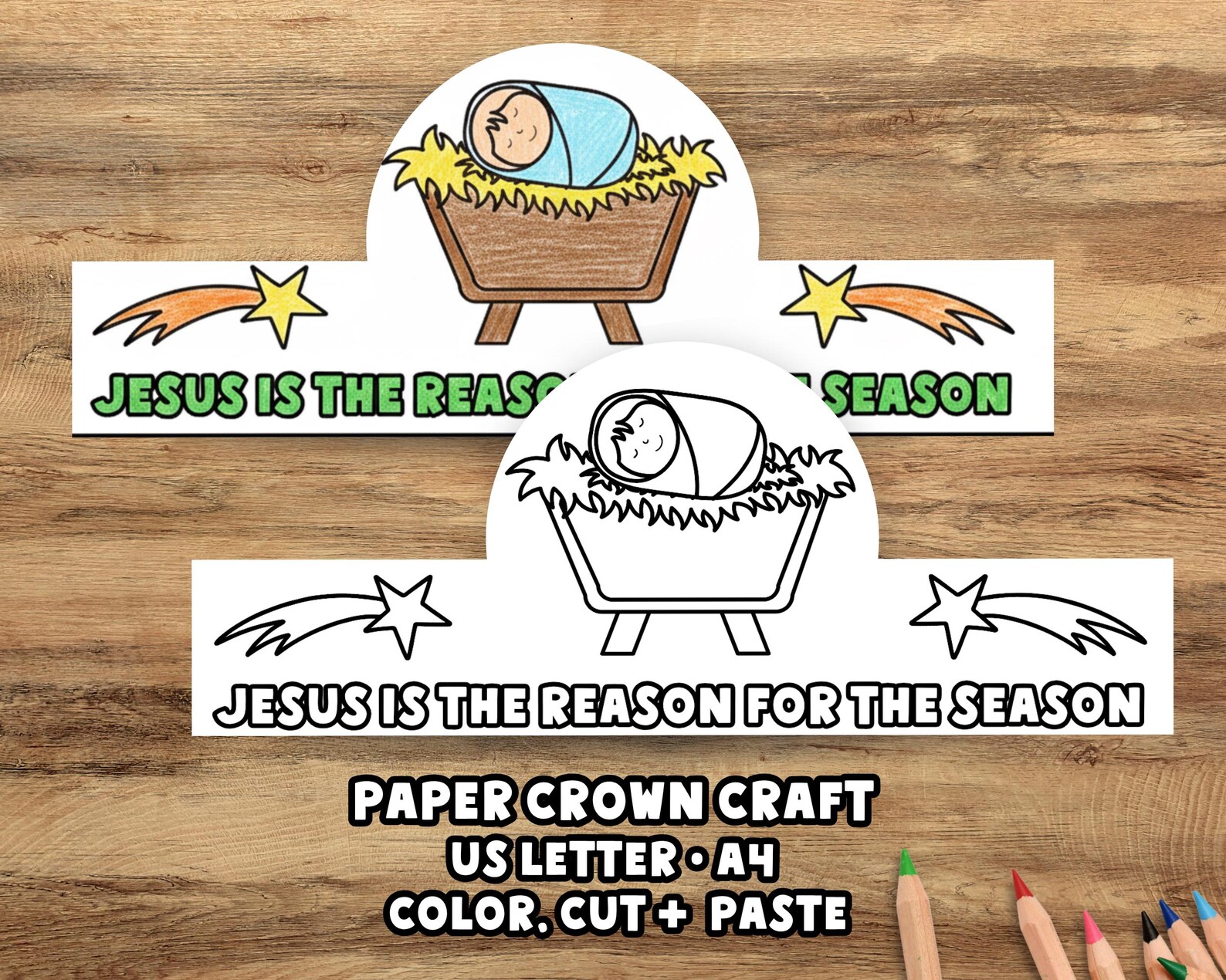 Christmas Sunday School Craft: Jesus is the Reason for the Season ...