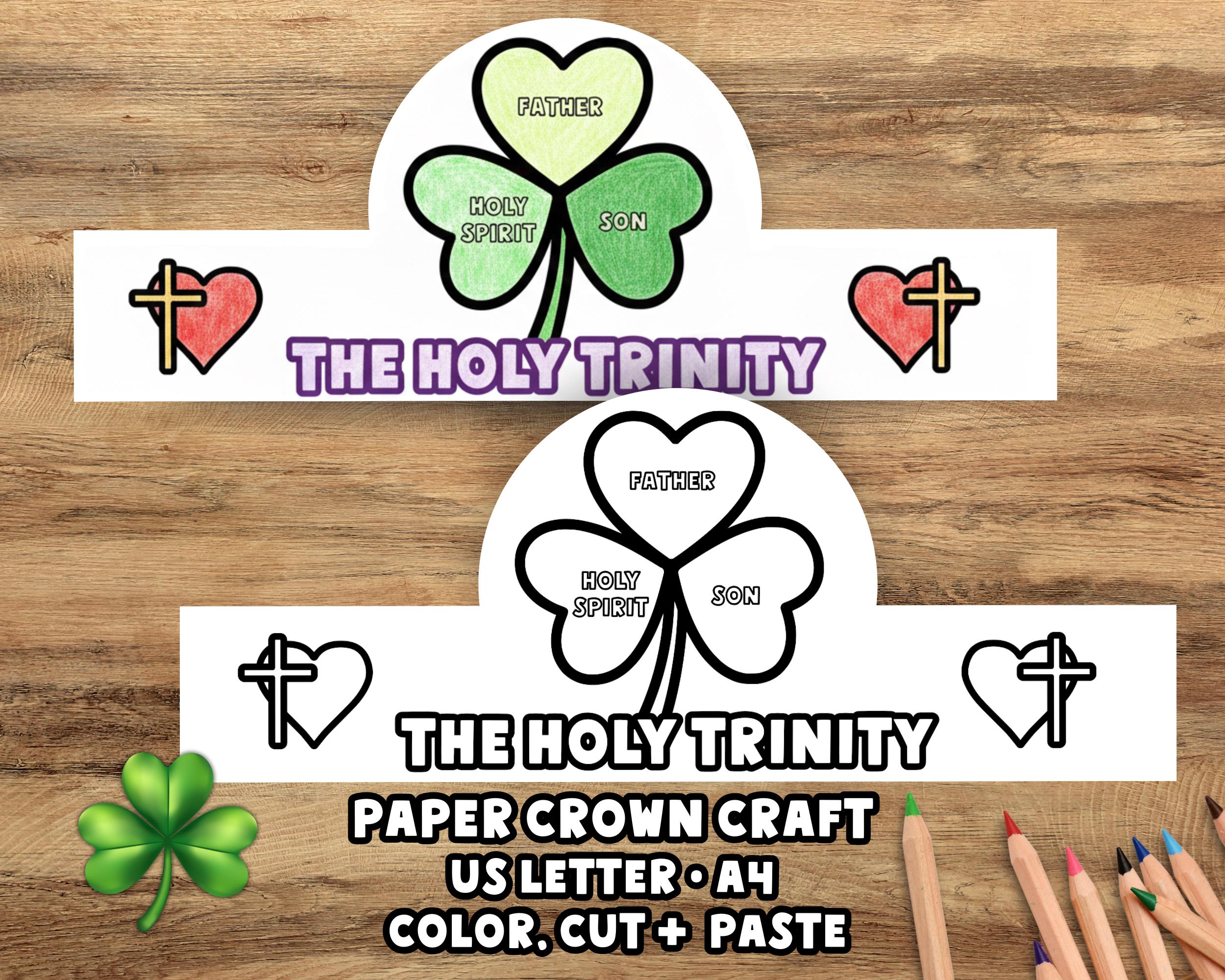 Holy Trinity Sunday School Craft: St Patrick's Day Clover Paper ...