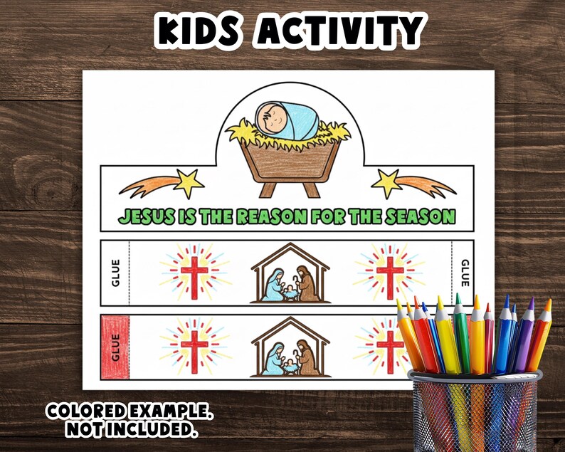 Christmas Sunday School Craft: Jesus is the Reason for the Season ...