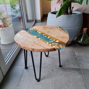 Wooden Epoxy Table - Etsy
