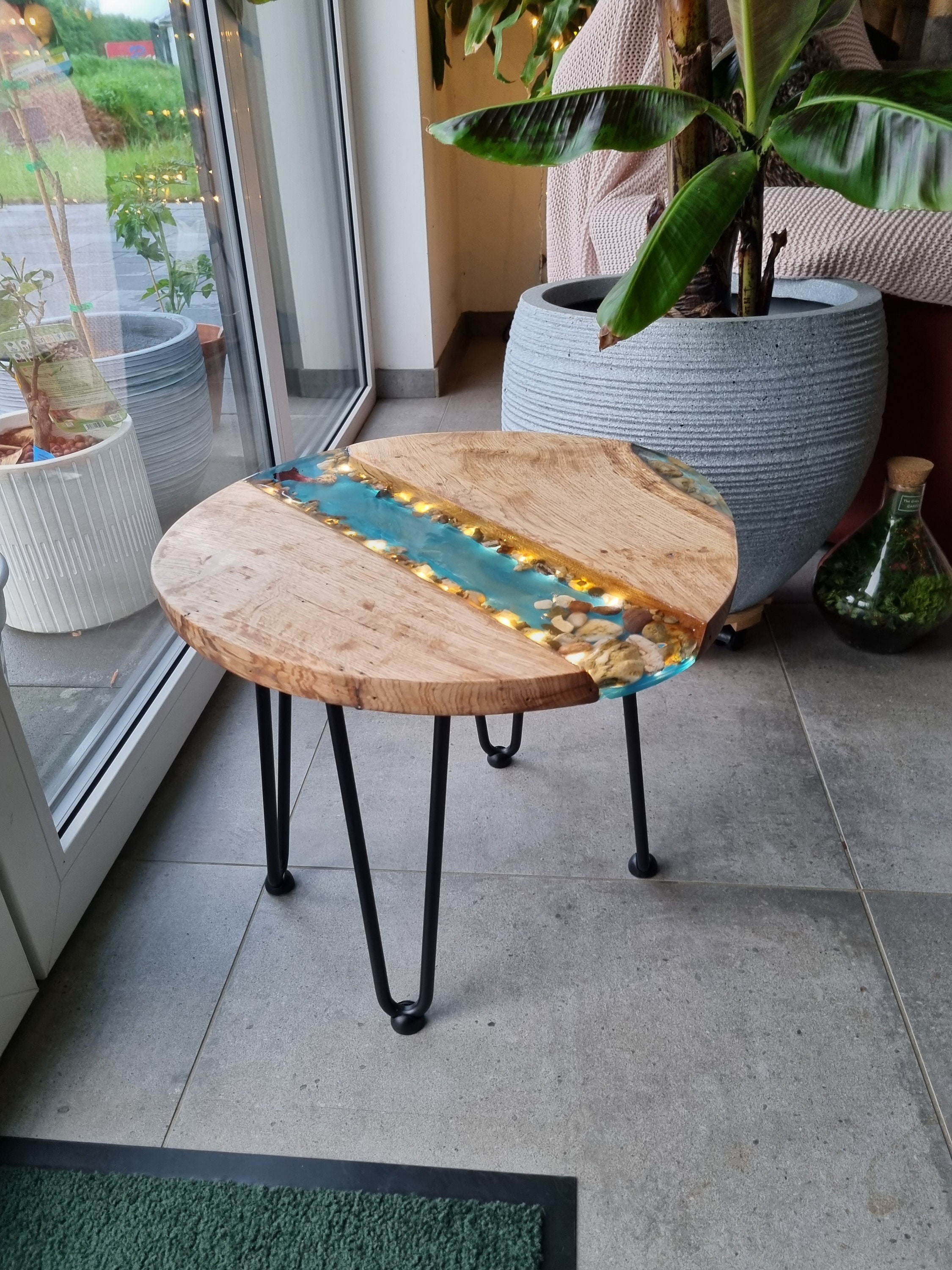 Wooden Epoxy Table - Etsy