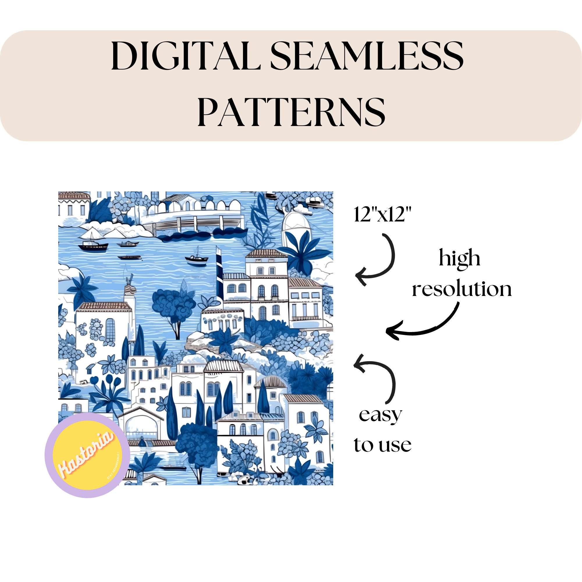 Italian Coast Digital Paper, Italy Wrapping Paper, Italian Coast ...