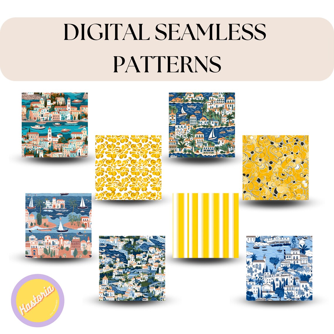 Italian Coast Digital Paper Italy Wrapping Paper Italian - Etsy