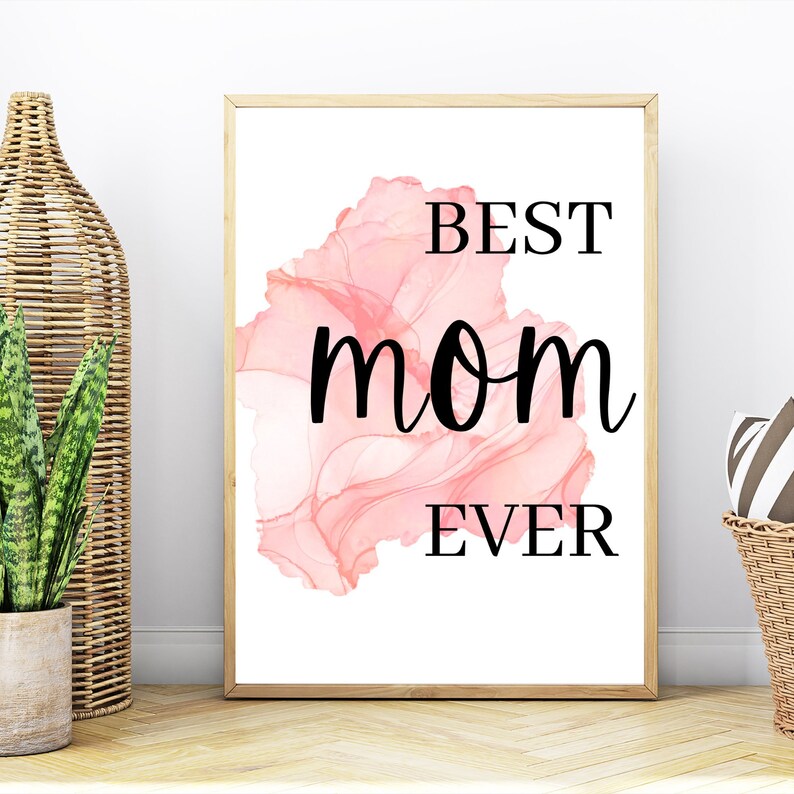 Best Mom Ever, Mother’s Day Gift Home Decor Idea, Gift for Mom, Gift ...