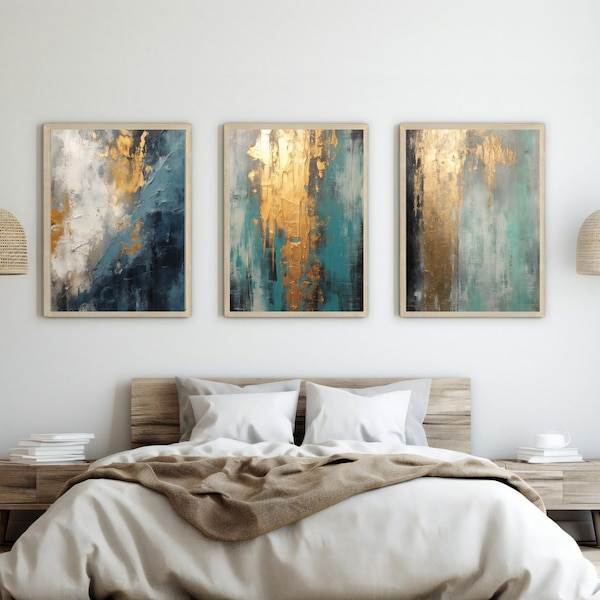 Teal Wall Art - Etsy