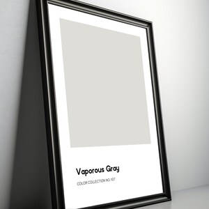 Pantone Gray Wall Art Printable Bundle, Pantone Gray/brown Color Set of ...