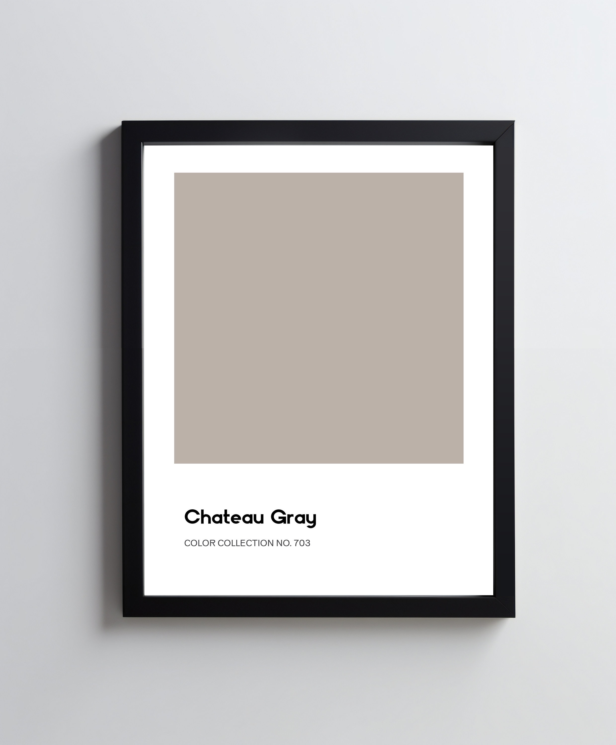 Pantone Gray Wall Art Printable Bundle, Pantone Gray/brown Color Set of ...