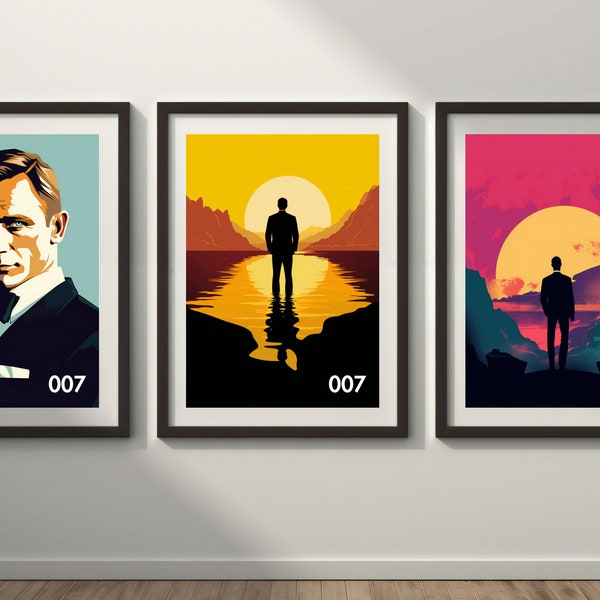 James Bond Poster - Etsy