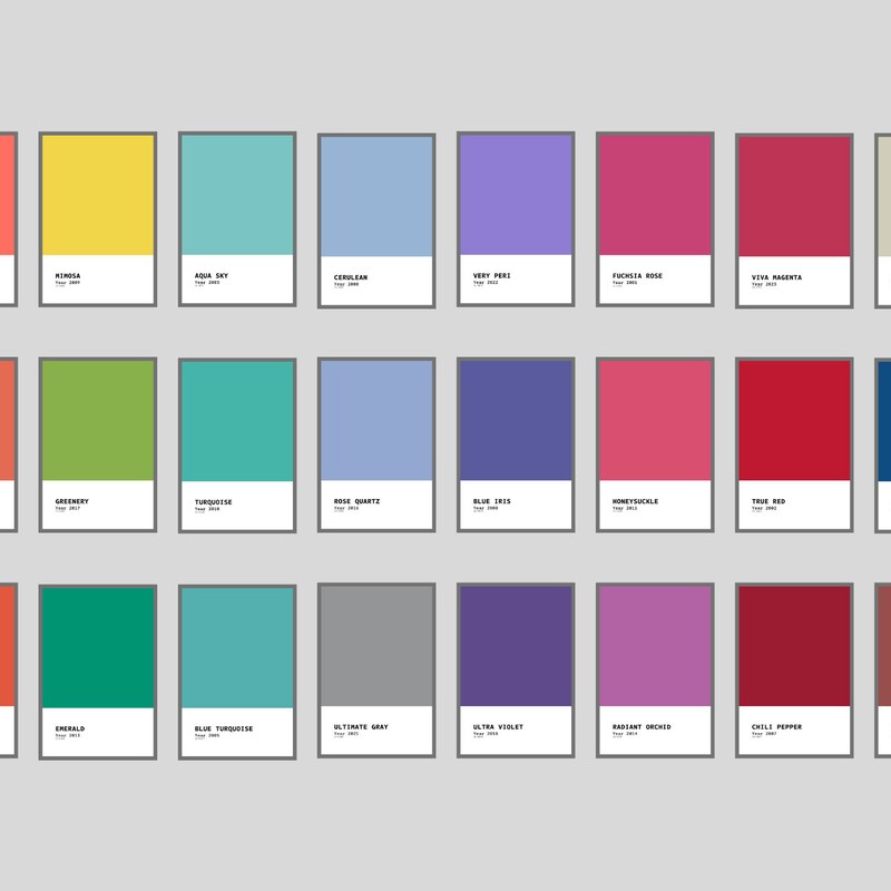 Primary Color Print - Etsy