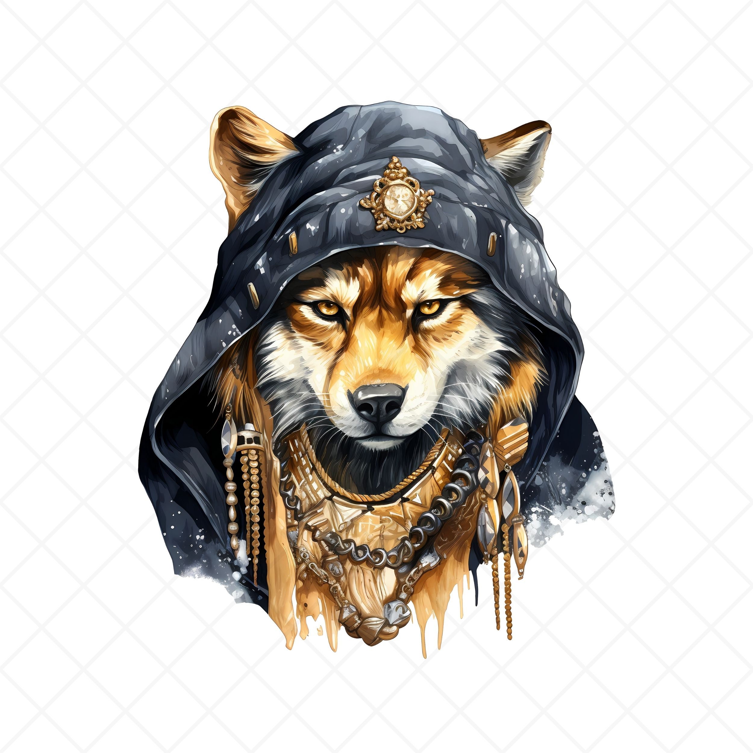 Gansta Rapper Hip Hop Animals Png, for Colorful Png Design, Gangster ...