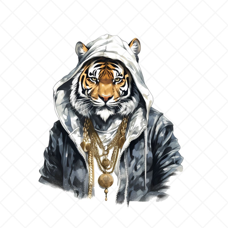 Gansta Rapper Hip Hop Animals Png, for Colorful Png Design, Gangster ...