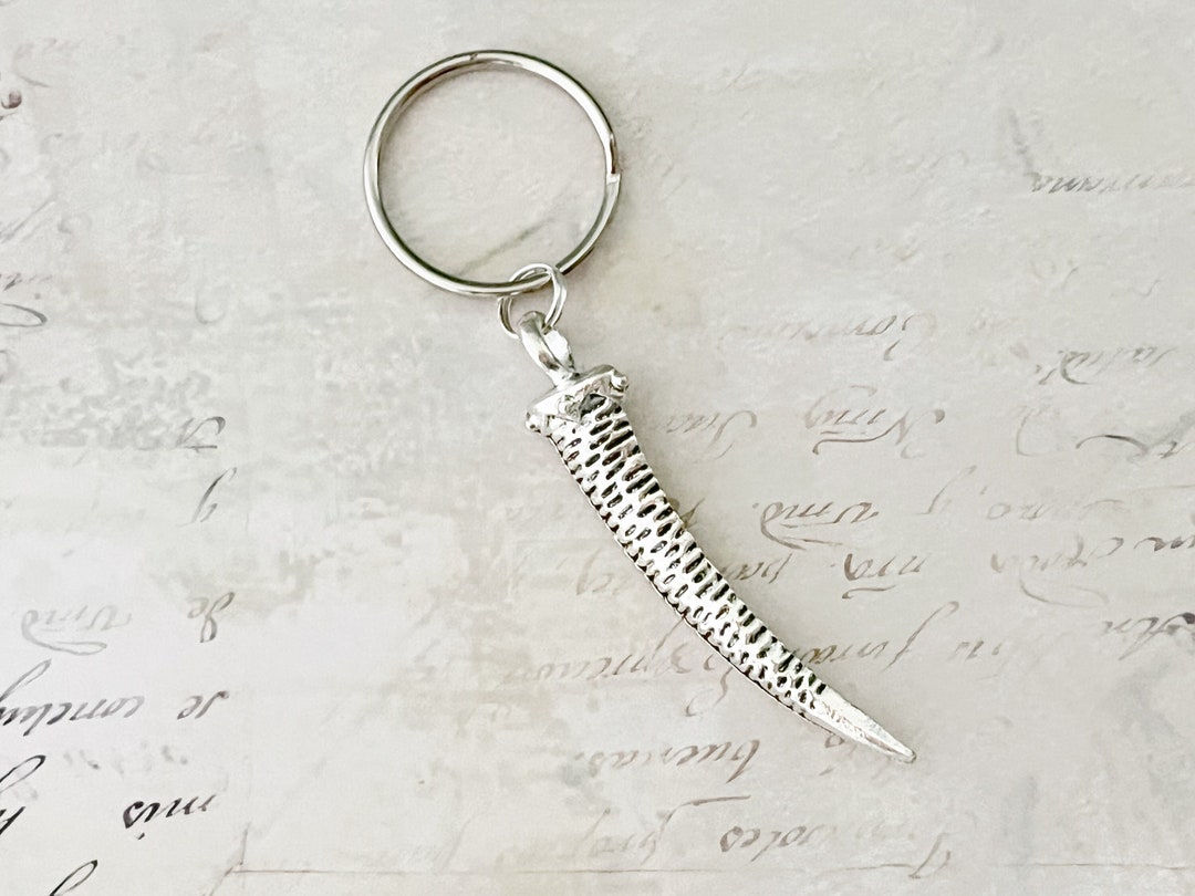 Large Tusk Keyring, Large Tusk, Tusk Gifts, Tooth Keychain, Horn ...
