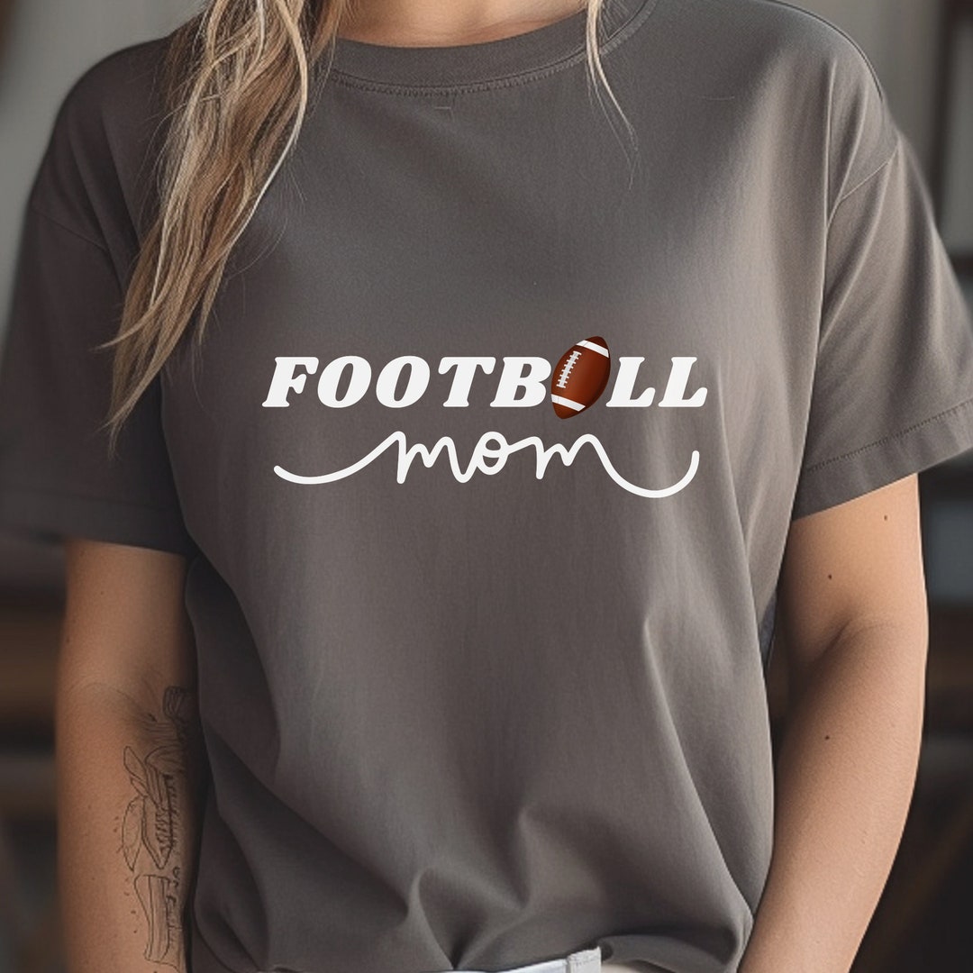 Football Mom Shirt, Football Mom, Women's Shirt, Football Gift, Mother ...