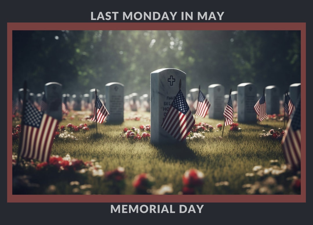 Zoom Memorial Day Background With Flags and Flowers - Etsy UK