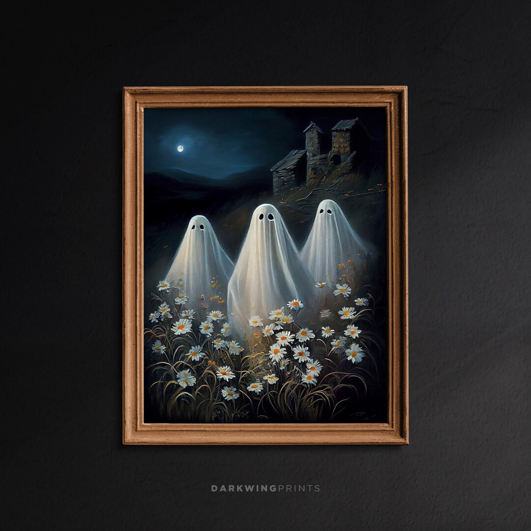 Three Ghosts in the Highlands, Gothic Victorian, Ghost Print, Art ...